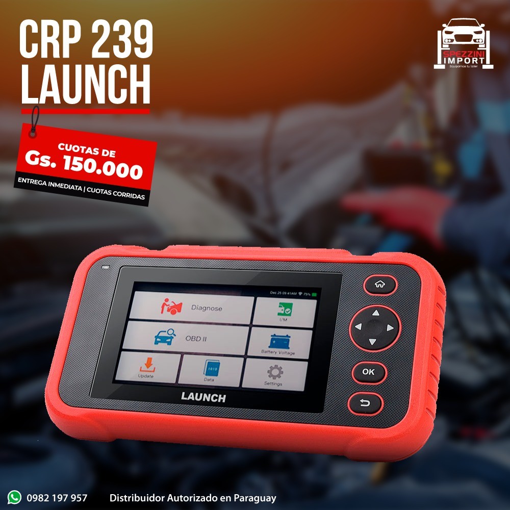 Invertí en un escáner de diagnóstico portátil: CRP 239 de Launch - Spezzini Import
